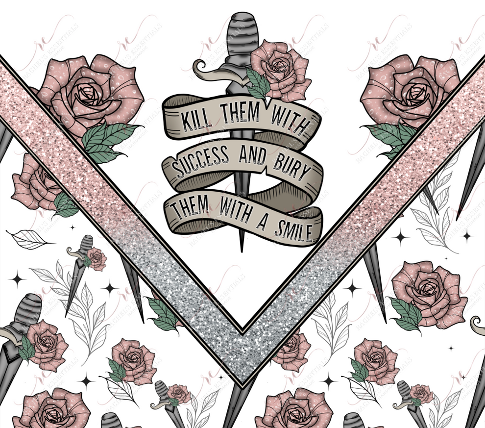 kill them with kindness bury them with a smile - vinyl wrap – Rachel's ...